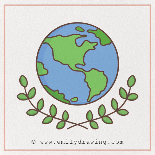 How to Draw Earth – Emily Drawing