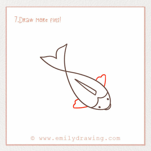 How to Draw a Koi Fish – Emily Drawing